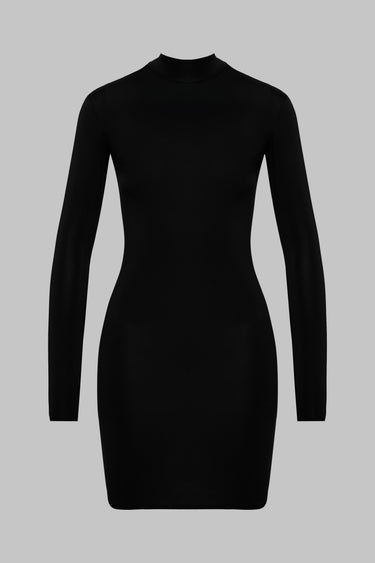 Black long-sleeve Minuit dress - Pure Tentation – Maison Close US