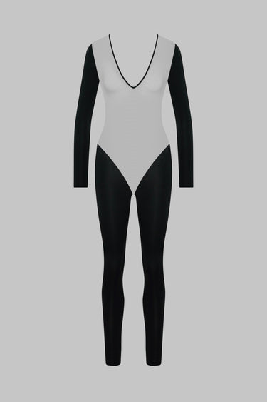 Black openable strappy catsuit - Pure Tentation – Maison Close US