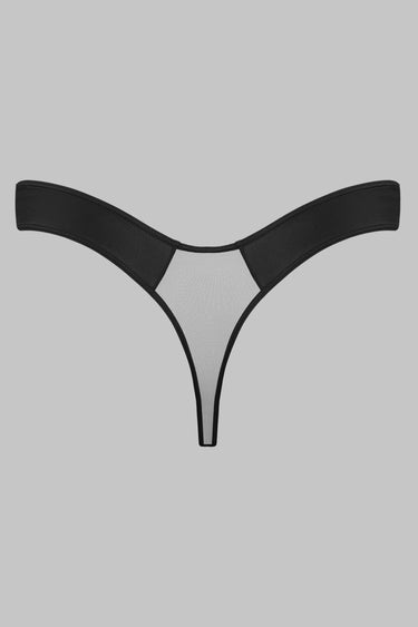 Black high-leg thong - Pure Tentation – Maison Close US