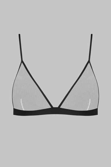 Maison Close l Triangle Bra Black - Pure Tentation – Maison Close US