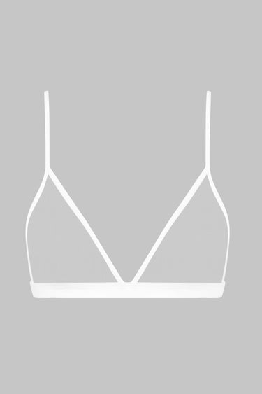 White triangle bra - Pure Tentation – Maison Close US
